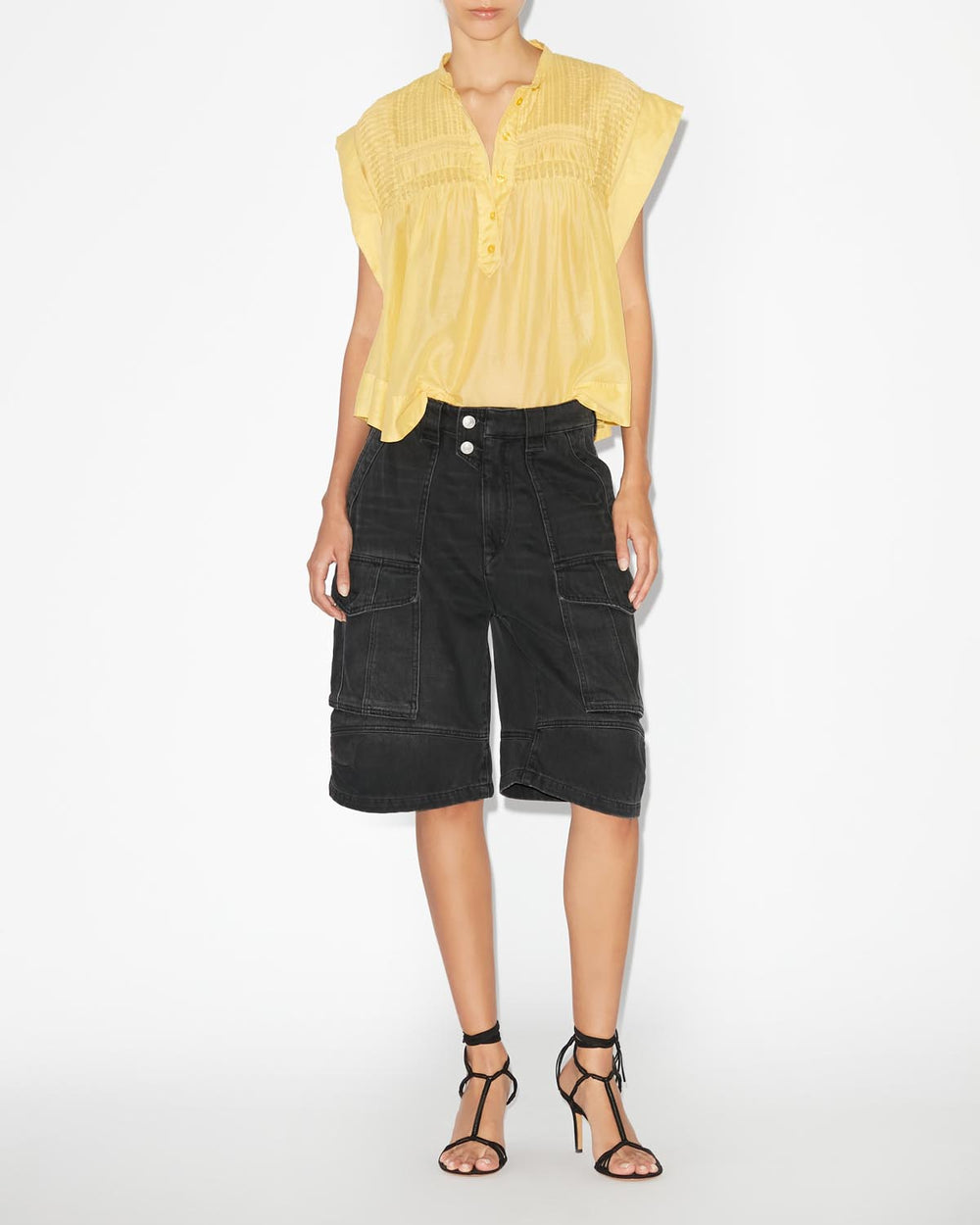 Leaza Top Woman sunlight | ISABEL MARANT Official online store