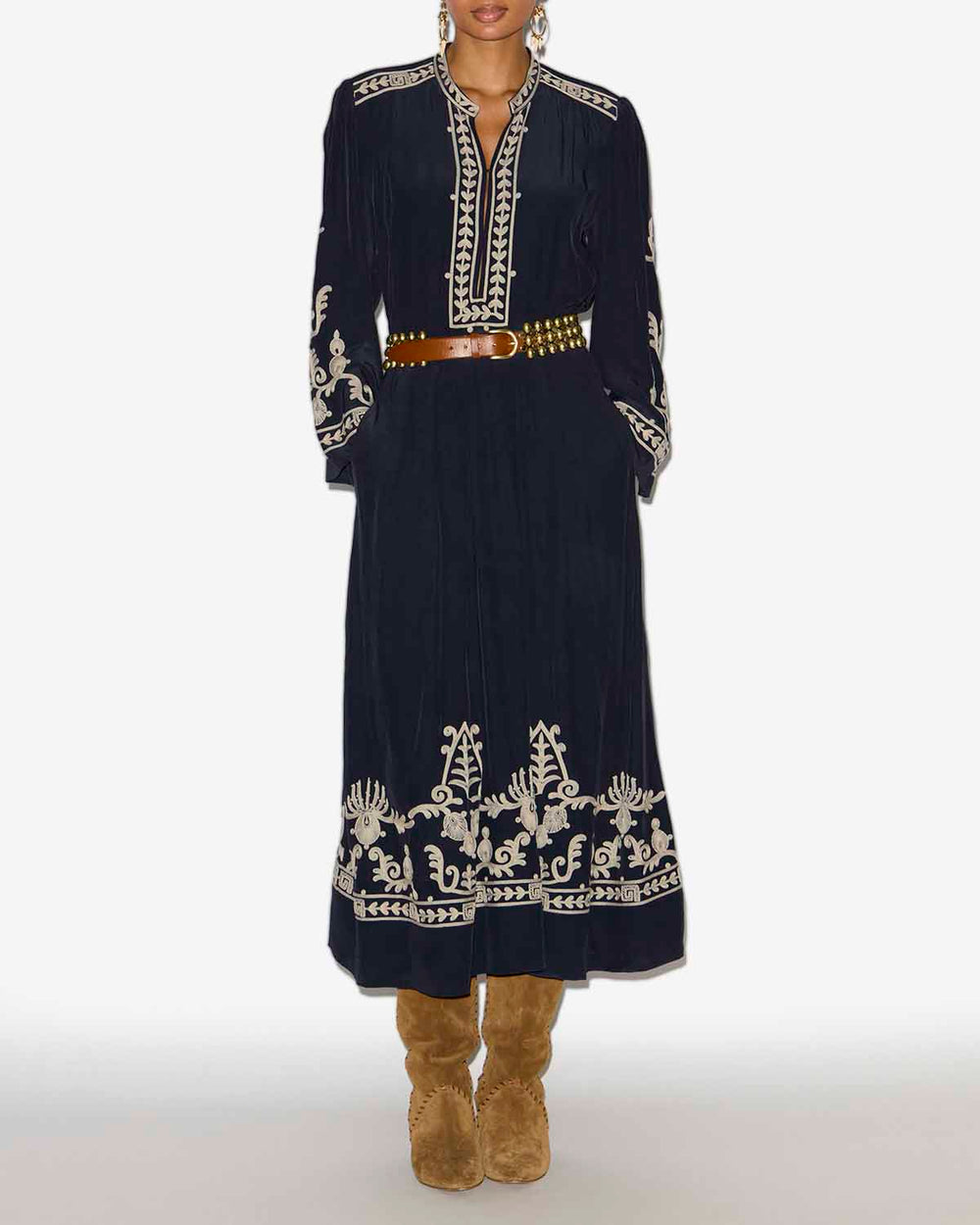 FELIANA DRESS Woman black | ISABEL MARANT Official online store