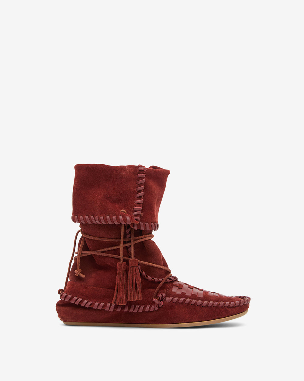 WINKI BOOTS Woman burgundy | ISABEL MARANT Official online store